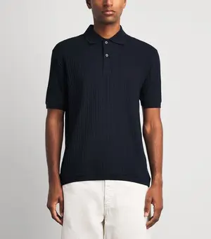 SAMSØE SAMSØE Organic Cotton Rib-kit Sajase Polo Shirt