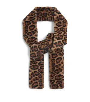 Source Unknown Faux Fur Inko Scarf