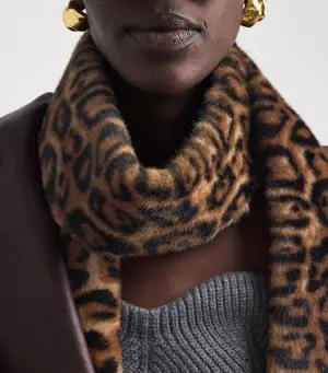 Source Unknown Faux Fur Inko Scarf