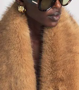 Source Unknown Down Faux-fur-trim Egizio Puffer Jacket