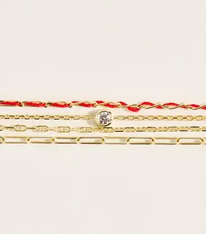 REDLINE Yellow Gold And Diamond Generous Bracelet