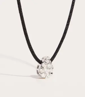 PERSEE Gold And Diamond Floating Necklace