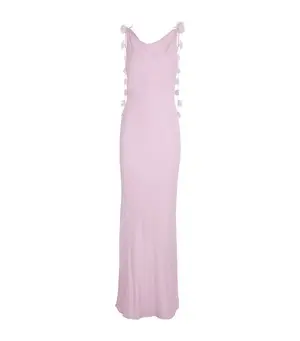 Cult Gaia Silk Satin Nymeria Gown