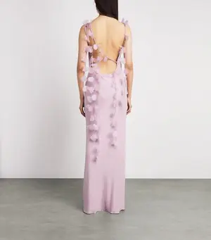 Cult Gaia Silk Satin Nymeria Gown