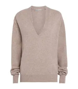 Source Unknown Cashmere-wool Half-twist Byron Sweater - Beige