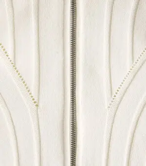 TOCCIN Zip-front Holly Cardigan