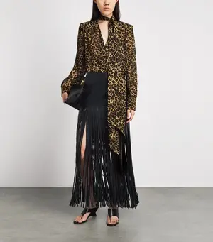 TOCCIN Fringe Soren Mini Skirt