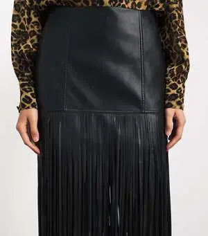 TOCCIN Fringe Soren Mini Skirt