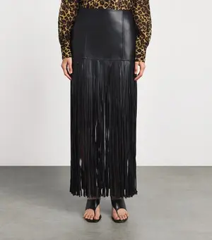 TOCCIN Fringe Soren Mini Skirt