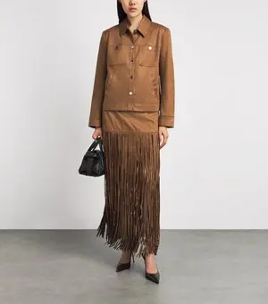 TOCCIN Faux Suede Isayla Shacket