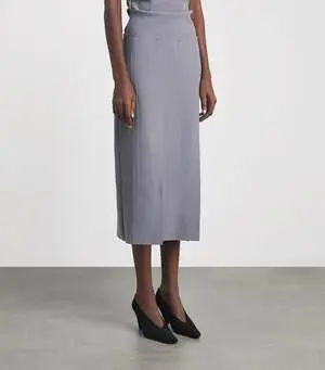 BIRROT Lay 2 Pleated Midi Skirt