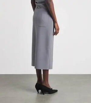 BIRROT Lay 2 Pleated Midi Skirt
