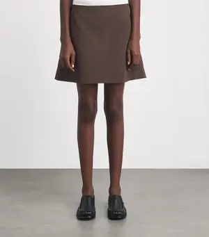 BIRROT Lay 3 A-line Mini Skirt
