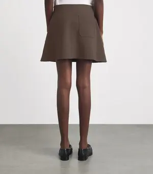 BIRROT Lay 3 A-line Mini Skirt