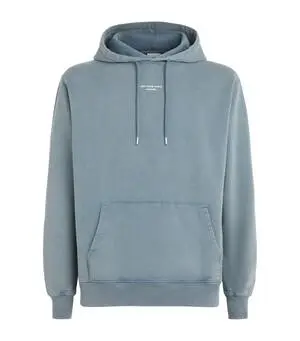 Drole De Monsieur Not From Paris Madame" Cotton Hoodie - Grey