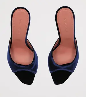 Amina Muaddi Velvet Alexa Mules 95