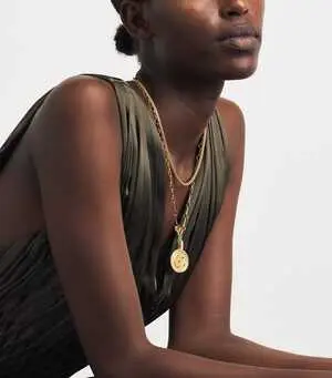 AZLEE Yellow Divine Woven Necklace