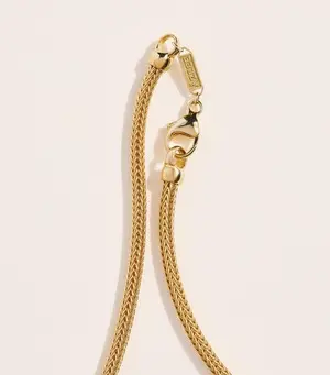 AZLEE Yellow Divine Woven Necklace