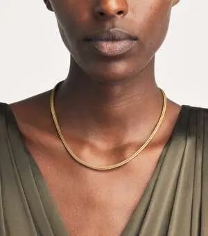 AZLEE Yellow Divine Woven Necklace