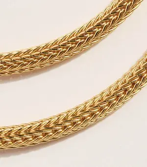 AZLEE Yellow Divine Woven Necklace