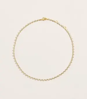 JADE TRAU Yellow And Diamond Sophisticate Tennis Necklace - Gold