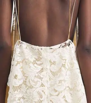 Khaite Silk-lace Nevis Midi Dress