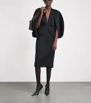 Khaite Satin Dakota Mini Dress