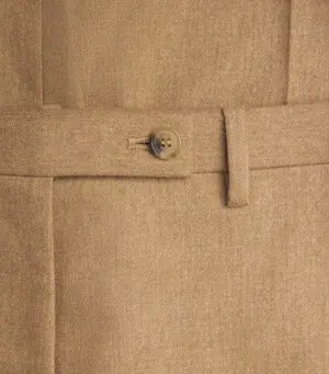 Khaite Wool Hunter Straight Trousers