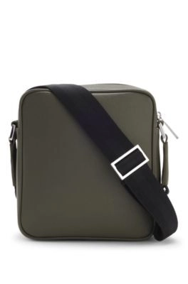 BOSS Reporter Bag With Silver-tone Logo Lettering