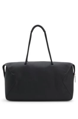 Hugo Faux-leather Tote Bag With Braided Handles