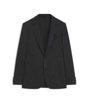 BOSS By Beckham Melange Jacket In Italian Virgin Wool - Grey