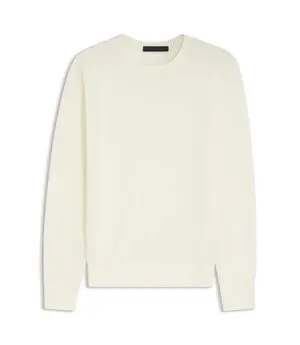 BOSS By Beckham Sweater In Virgin Wool And Cashmere - White