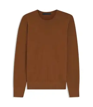 BOSS By Beckham Sweater In Virgin Wool And Cashmere - Gold