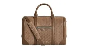 Kith Monogram Suede Traveler K40 Duffle Bag - Java