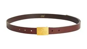 Kith New York Plaque Belt - Walnut