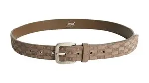 Kith Monogram Suede Belt - Java