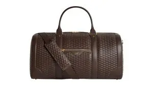 Kith Monogram Smooth Leather Traveler K55 Duffle Bag - Zoom