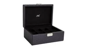 Kith Monogram Tumbled Saffiano Leather Watch Box