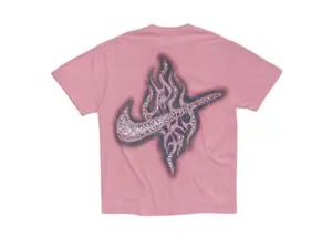 TRAVIS SCOTT Cactus Jack X Nike Rhinstone Tee Shirt - Pink