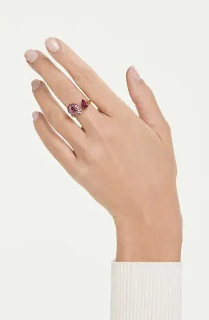 SWAROVSKI Sublima Cubic Zirconia Open Cocktail Ring