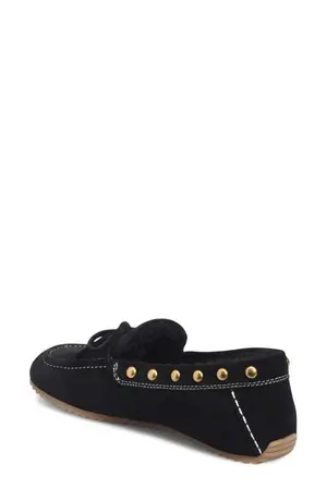SOFFT Alpine Genuine Shearling Loafer - Black