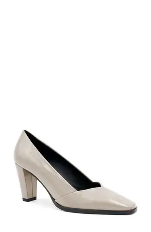 AMALFI BY RANGONI Fantasia Leather Pump - Lt. Grey
