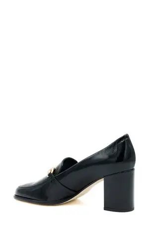 AMALFI BY RANGONI Ligure Leather Loafer Pump - Black