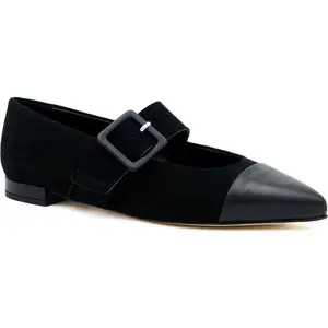AMALFI BY RANGONI Tamigi Leather Mary Jane Black