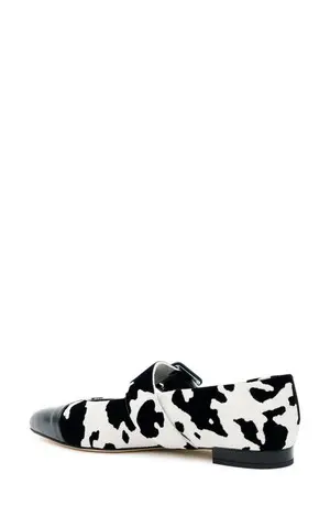 AMALFI BY RANGONI Tamigi Leather Mary Jane - White/black