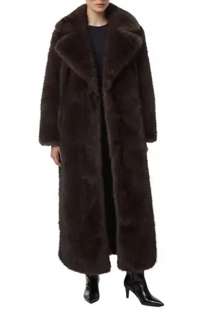 Apparis Gabrielle Faux Fur Maxi Coat