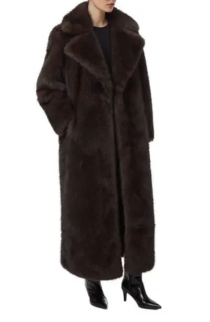 Apparis Gabrielle Faux Fur Maxi Coat