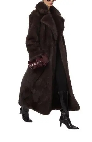 Apparis Gabrielle Faux Fur Maxi Coat