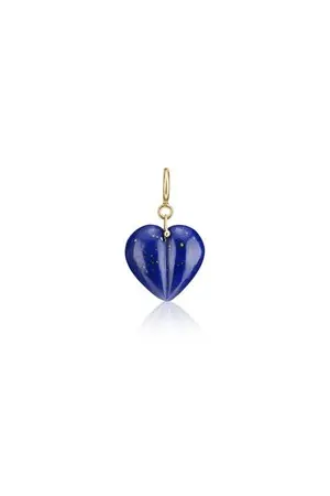 TEN THOUSAND THINGS Mini Split Heart Charm - Lapis