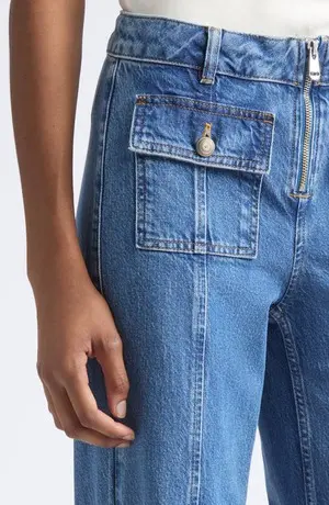 Cinq À Sept Coraline High Waist Bootcut Jeans